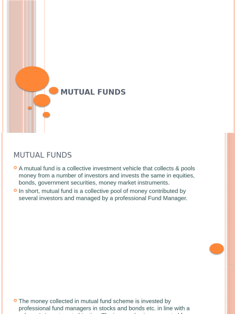 Mutual Funds | PDF | Investment Fund | Mutual Funds