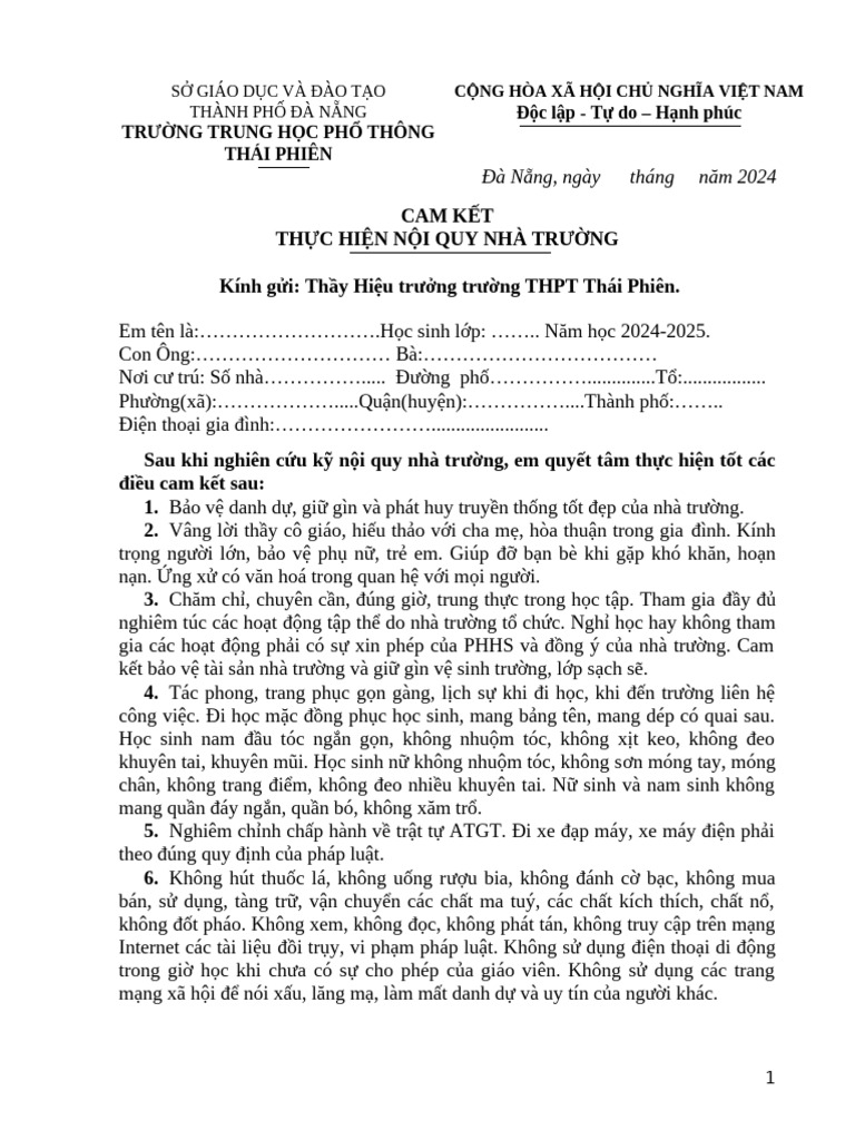 Cam Ket N I Quy | PDF