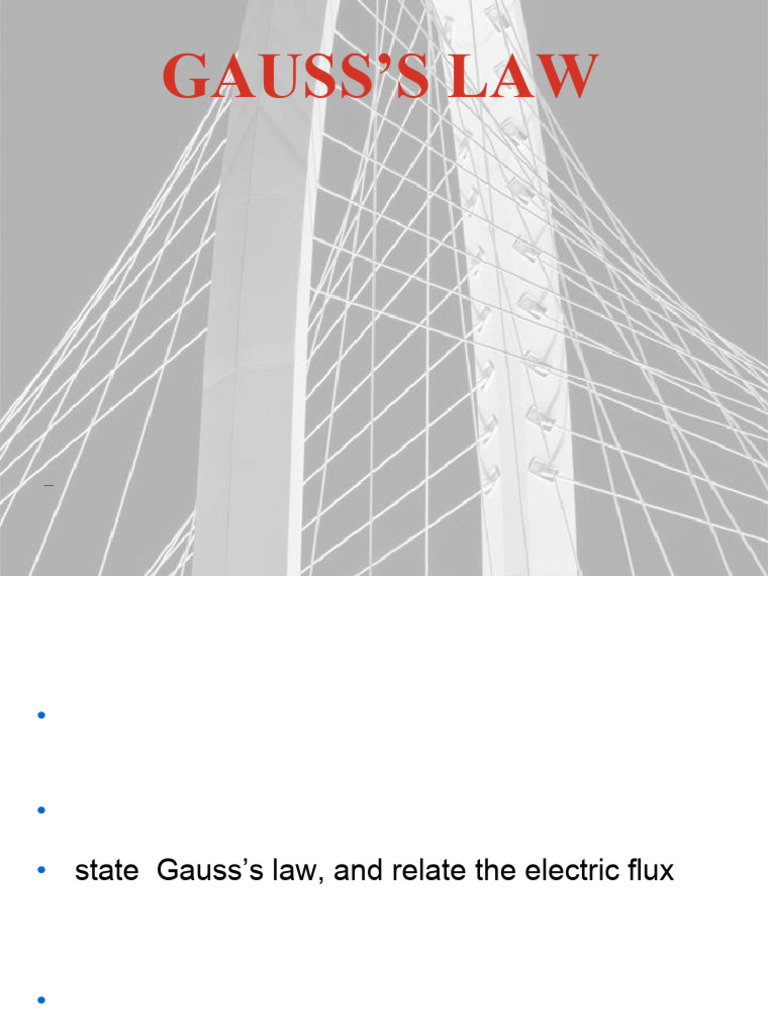 PHYS 144-04 Gauss Law | PDF | Flux | Sphere