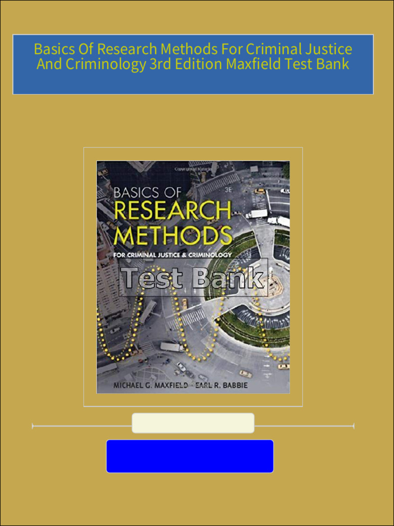 Instant Download for Basics Of Research Methods For Criminal Justice ... Instant Download for Basics Of Research Methods For Criminal Justice ...
