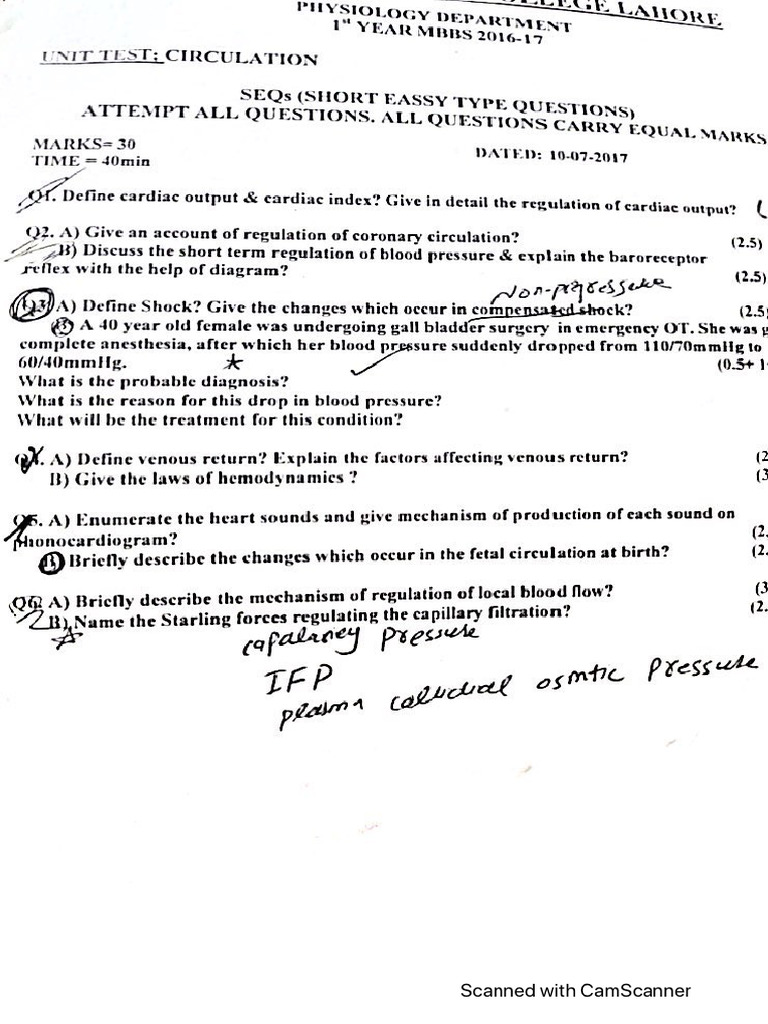 CVS Pastpapers | PDF