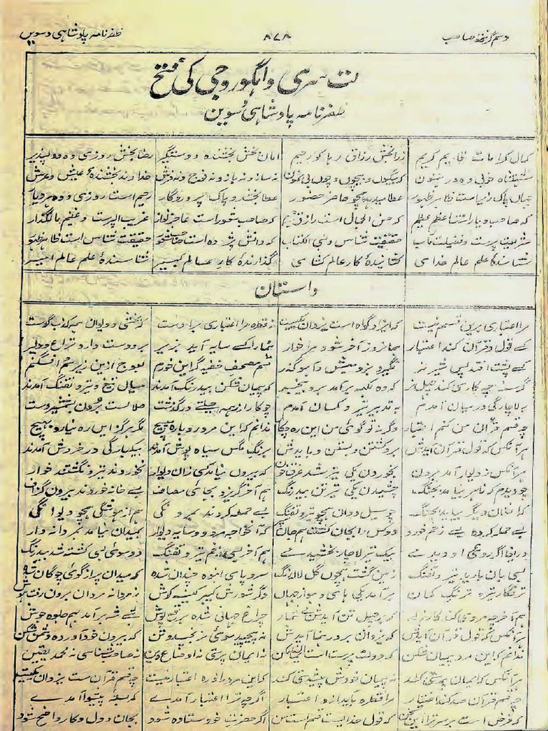 Zafarnama and Hikayat Farsi | PDF