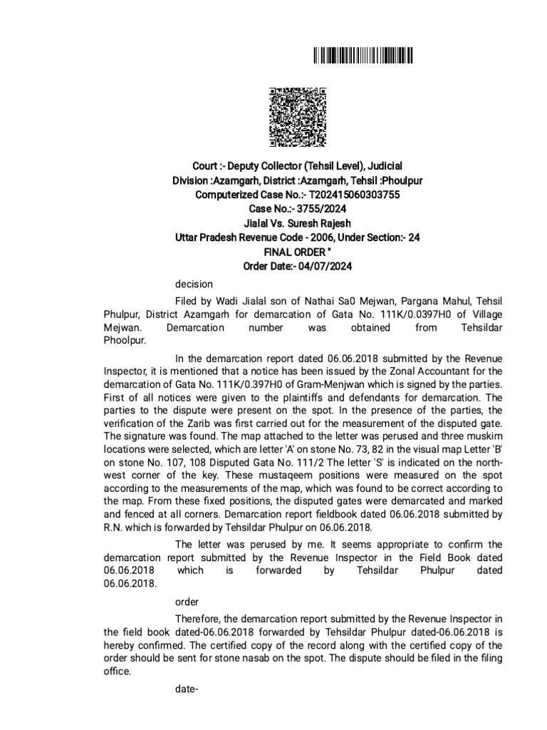 Court Order Print | PDF | Government | Common Law