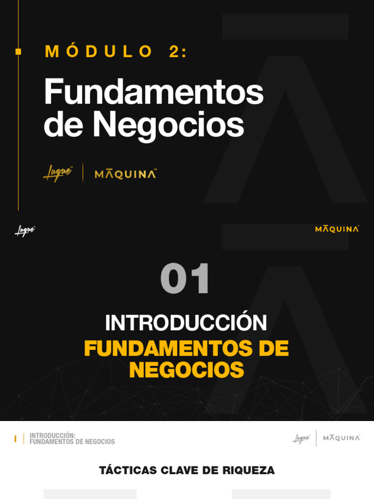MAQUINA - PRESENTACI N M DULO 2 - Fundamentos | PDF | Business | Marketing