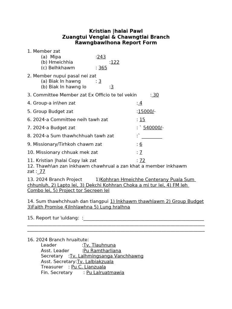 Report Form | PDF