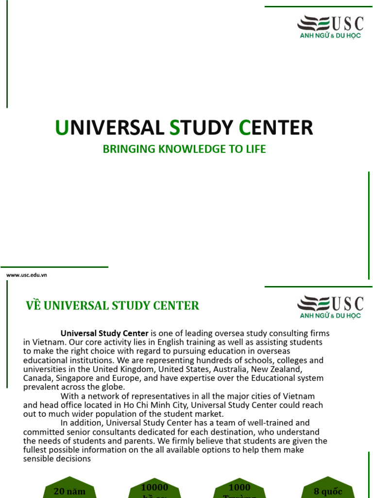 Giới Thiệu USC | PDF