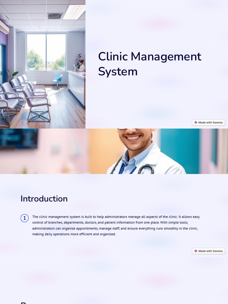 Clinic Management System | PDF | Medical Record | Use Case