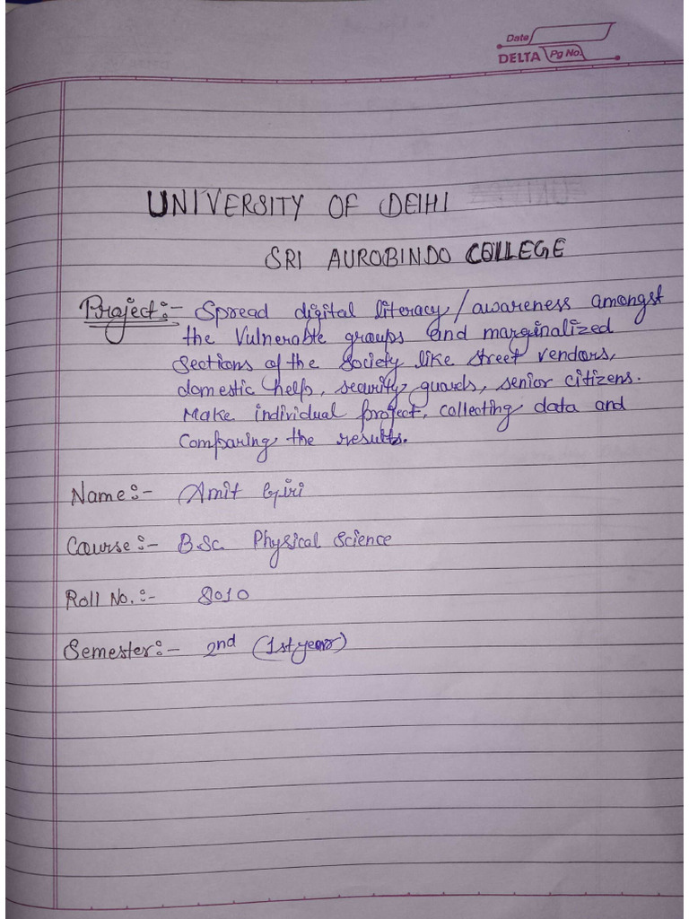 Digital Empowerment Project File | PDF