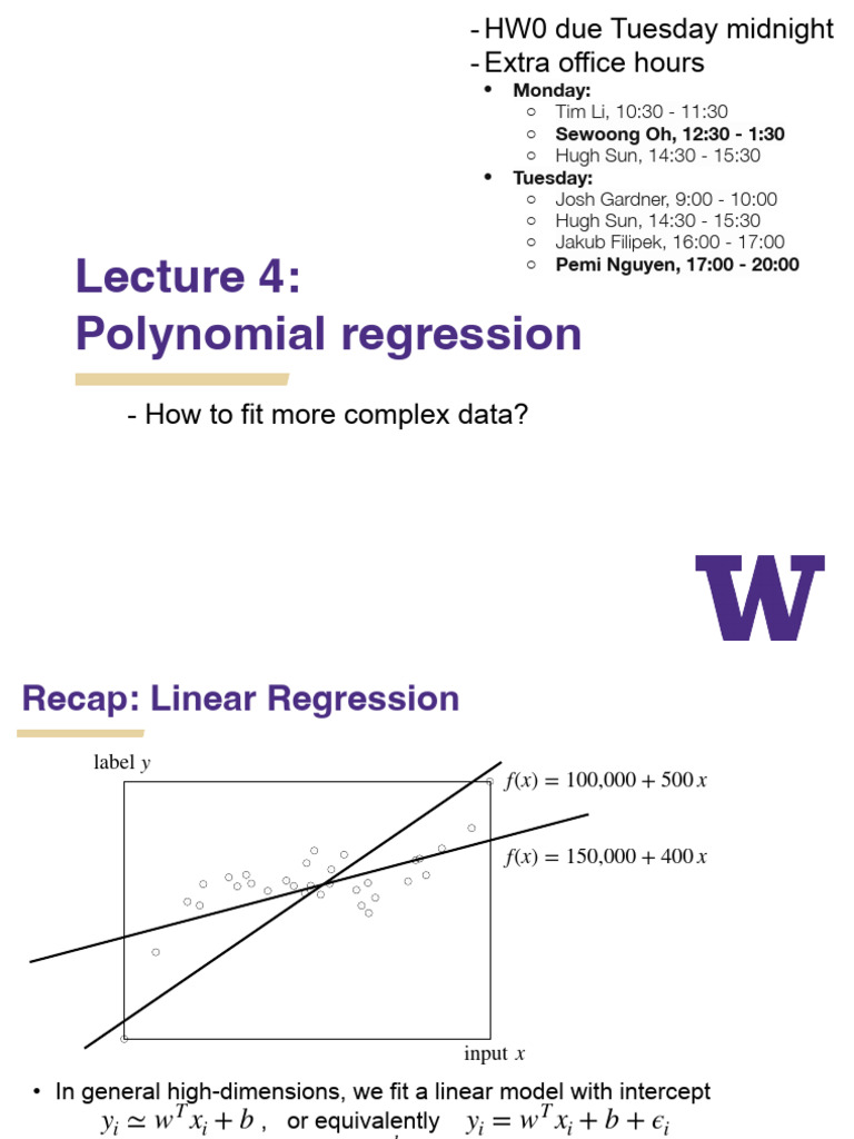 Week 2 | PDF | Errors And Residuals | Mean Squared Error