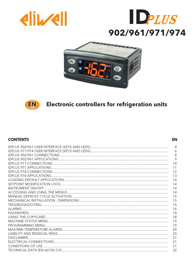 IDPlus902-961-971-974_InstructionSheet_9IS54157_rel0711_EN | PDF | Menu (Computing) | Parameter ...