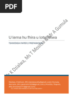 Tshivenda Novel Isha | PDF | Learning | Teachers