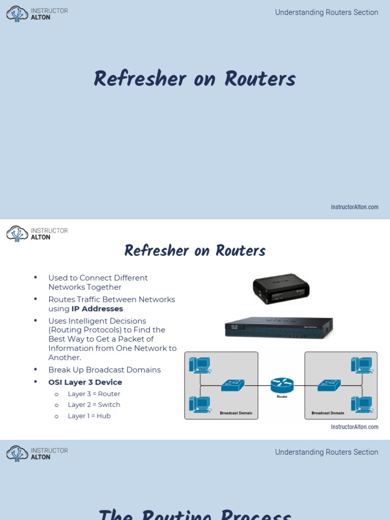 20 - Understanding Routers | PDF | Routing | Router (Computing)