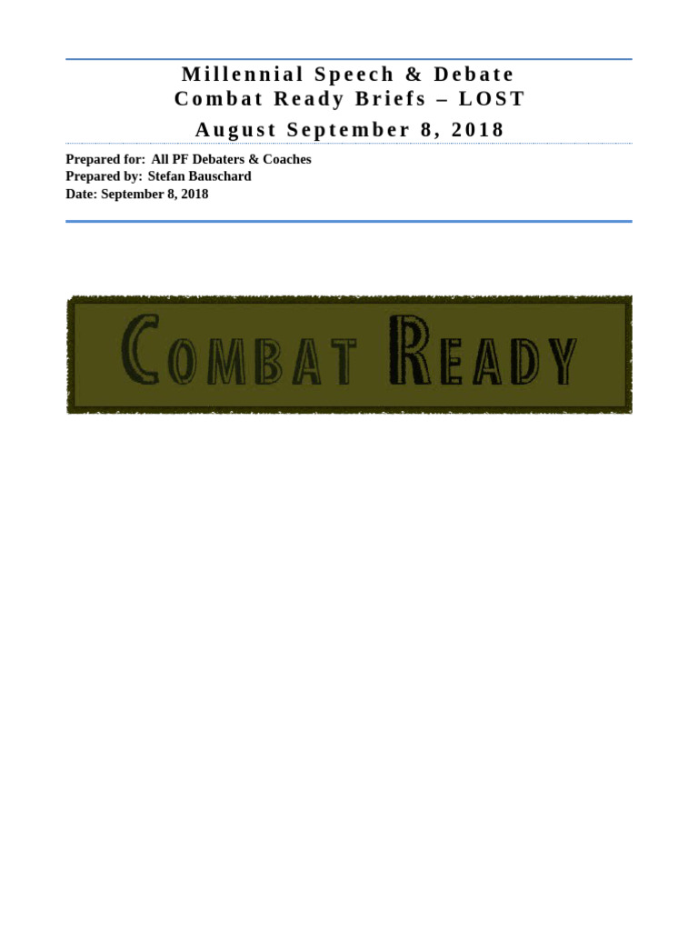 AA UNCLOS Combat Ready Briefs - in Progress | PDF | United Nations ...