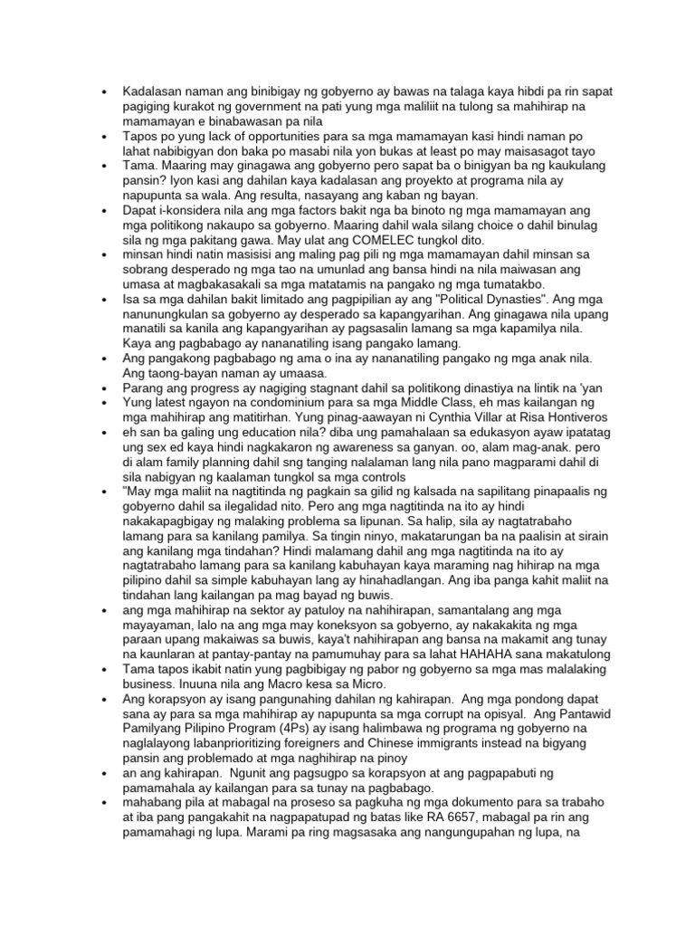 Debate Points | PDF