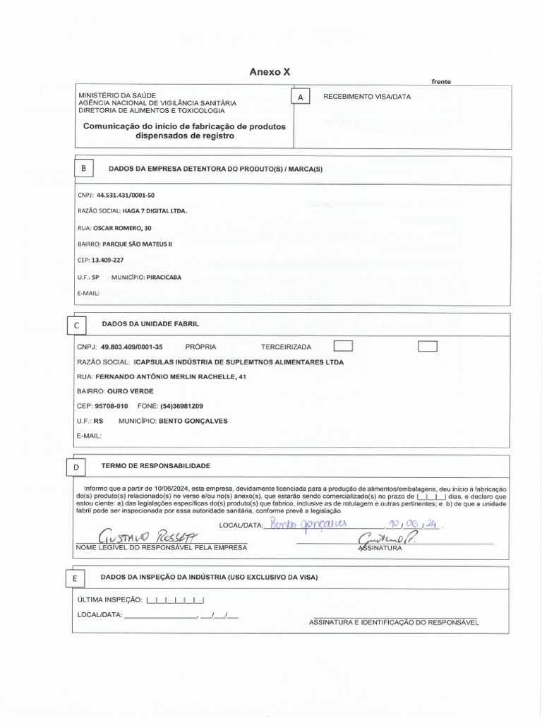 Anvisa Vision Gold ( | PDF