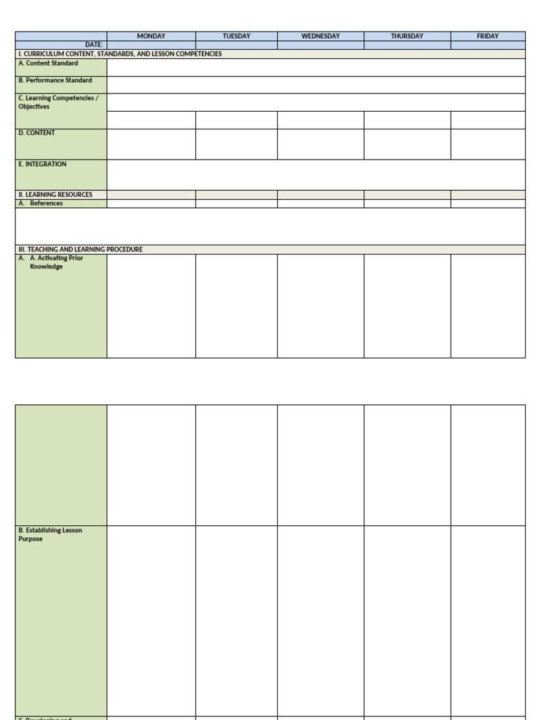 DLL MATATAG BLANK | PDF