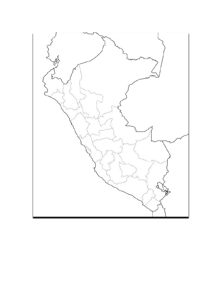 Mapa Político Del Perú | PDF