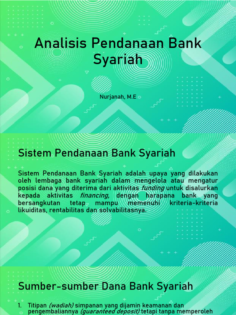 Analisis Pendanaan Bank Syariah | PDF