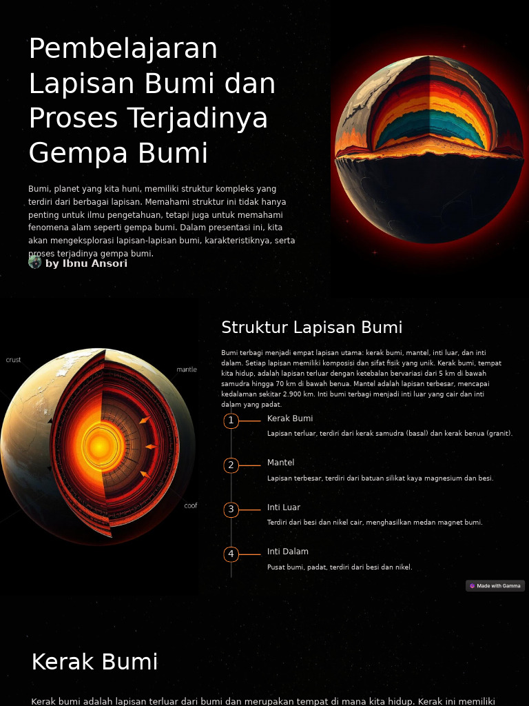 Pentingnya Memahami Lapisan Bumi | PDF