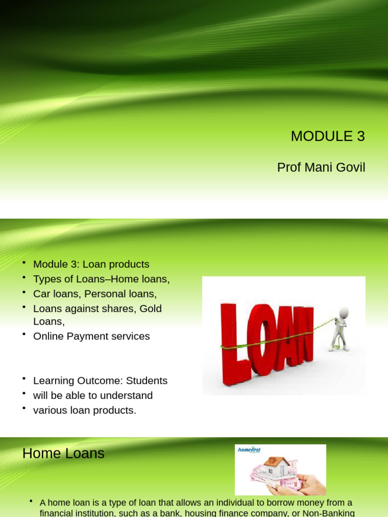 Loans | PDF | Loans | Mortgages