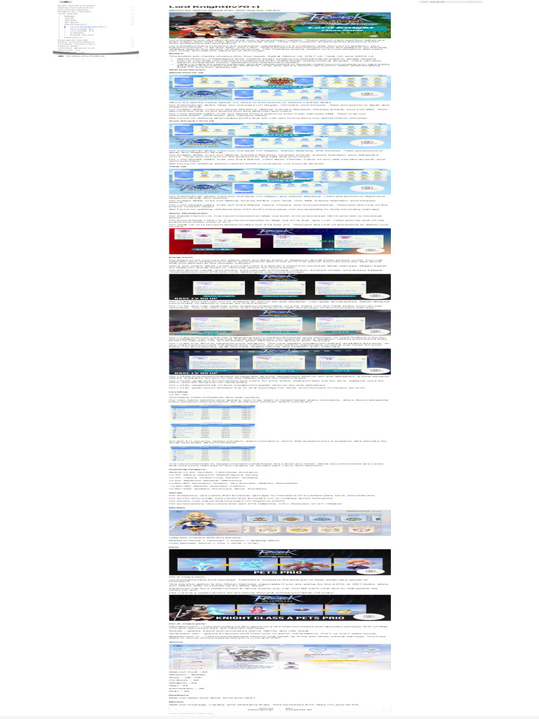 Lord Knight (lv70+) - Ragnarok Origin | PDF