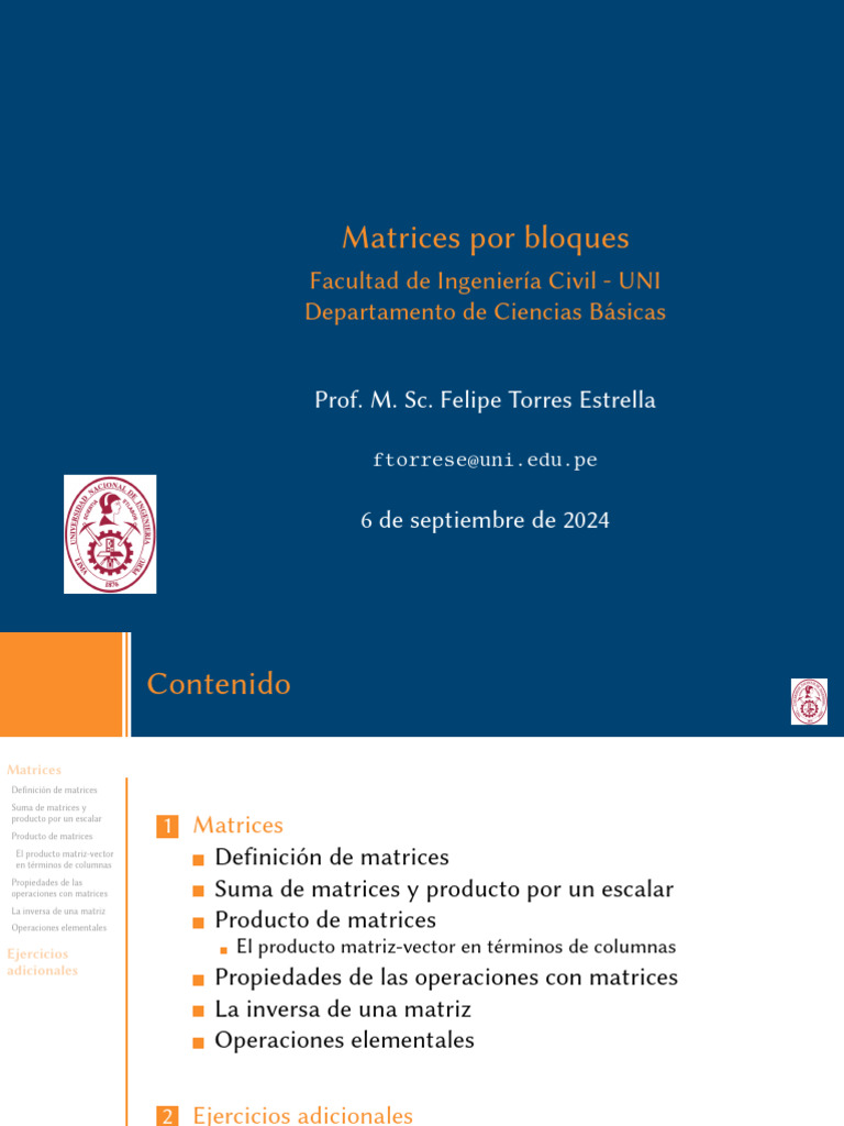 Clase1 Algebra Lineal | PDF | Matriz (Matemáticas) | Espacio vectorial