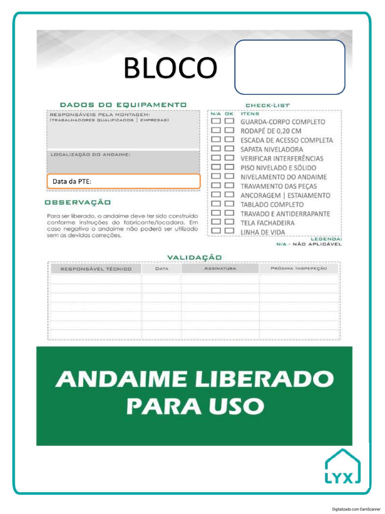 Placas de Andaime | PDF