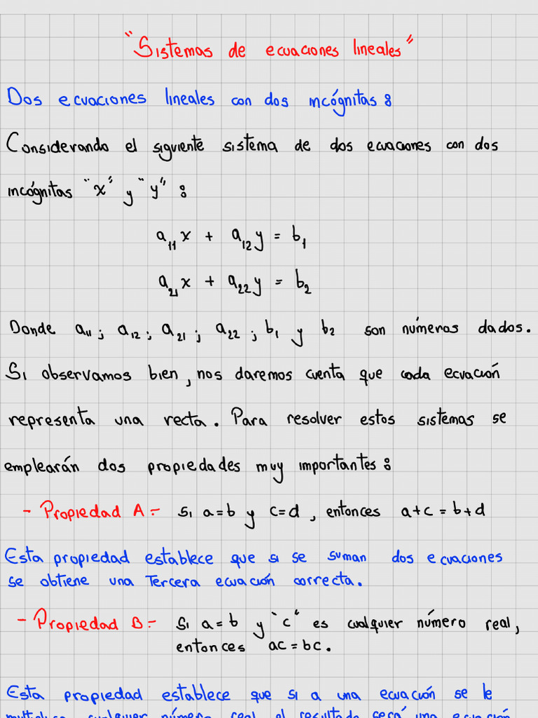 sistemas de ecuaciones | PDF