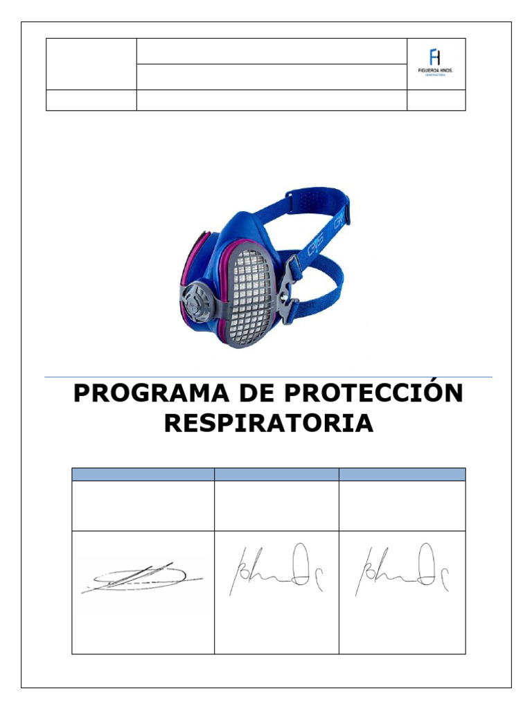PR - in - 03 Programa de Protección Respiratoria Planesi | PDF