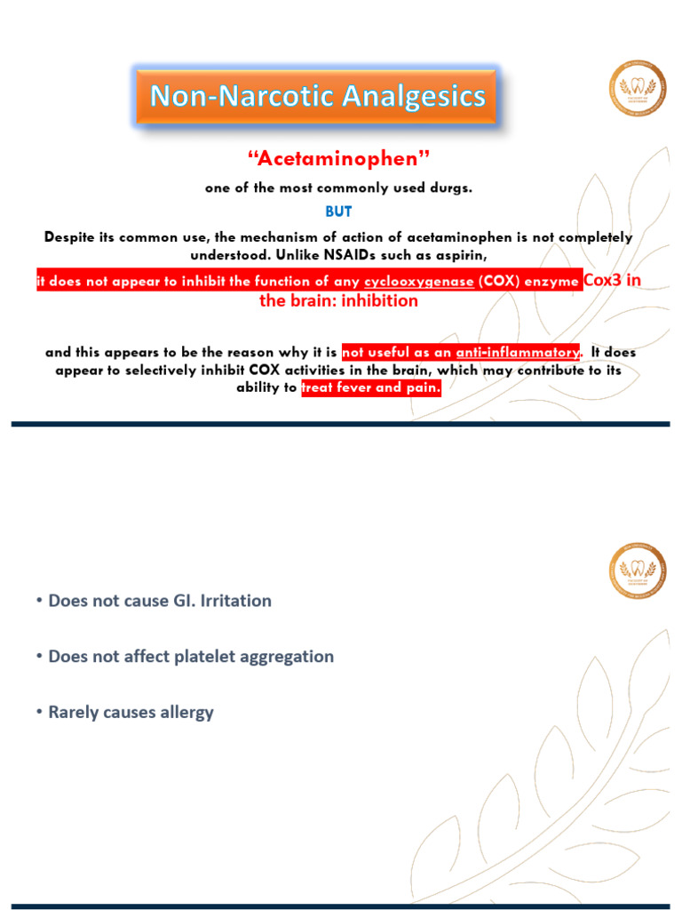 Paracetamol and Narcotics | PDF | Opioid | Narcotic