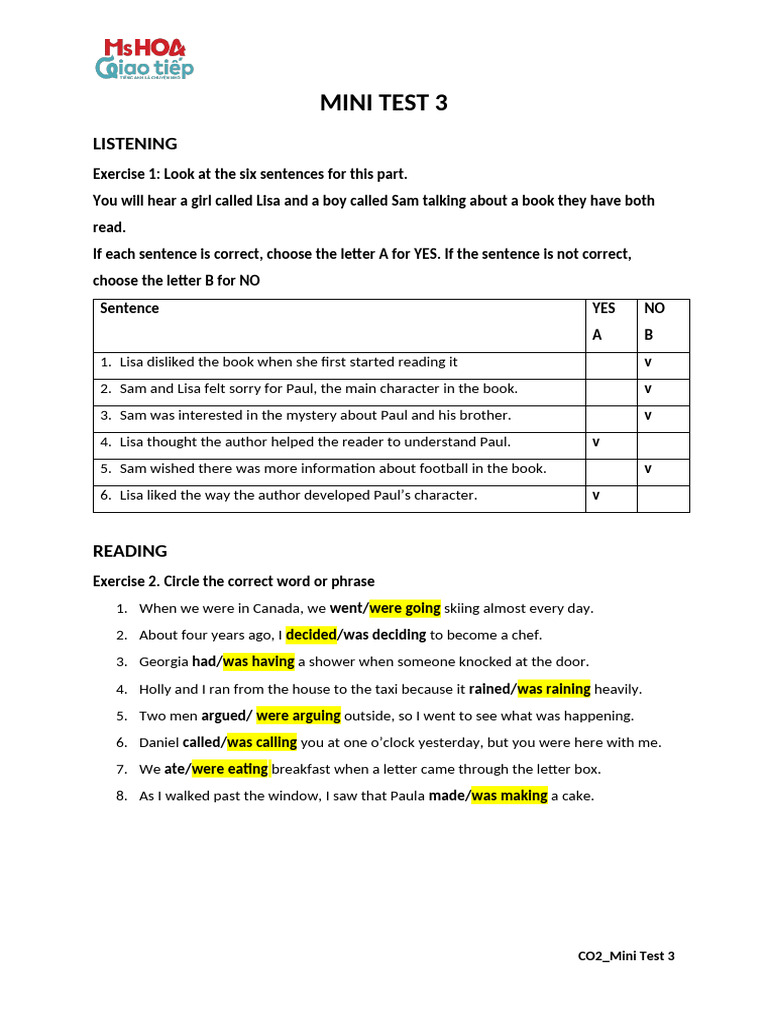 Mini Test 3 Lan Pdf