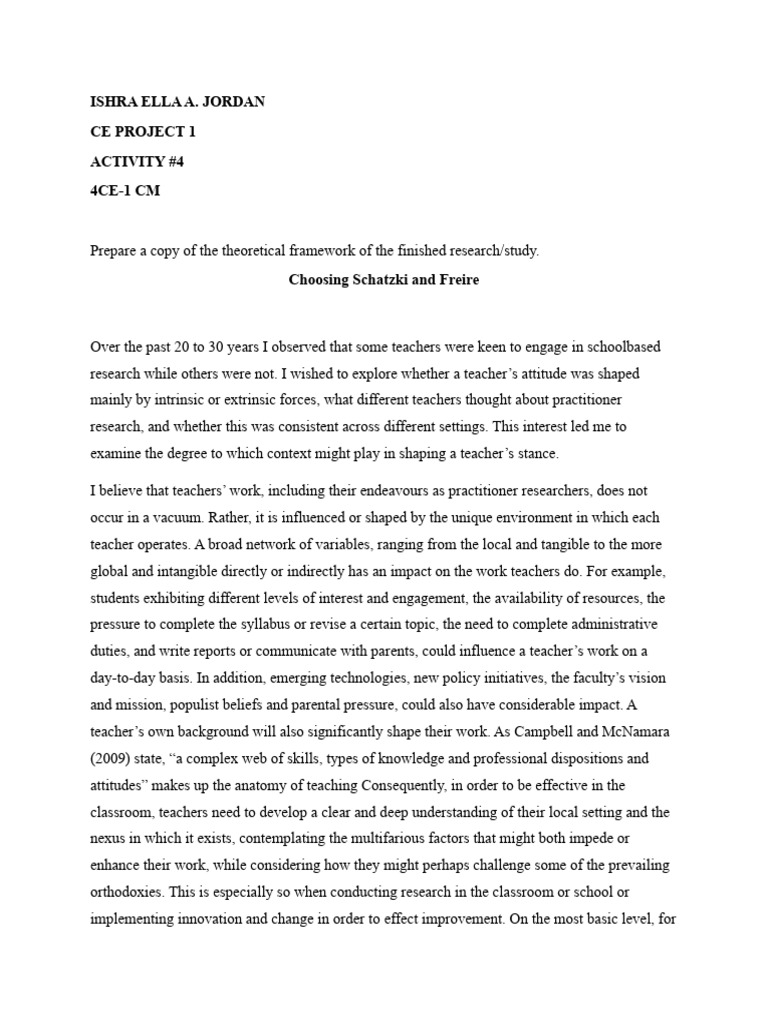 Jordan_Activity No. 5 | PDF | Teachers | Theory