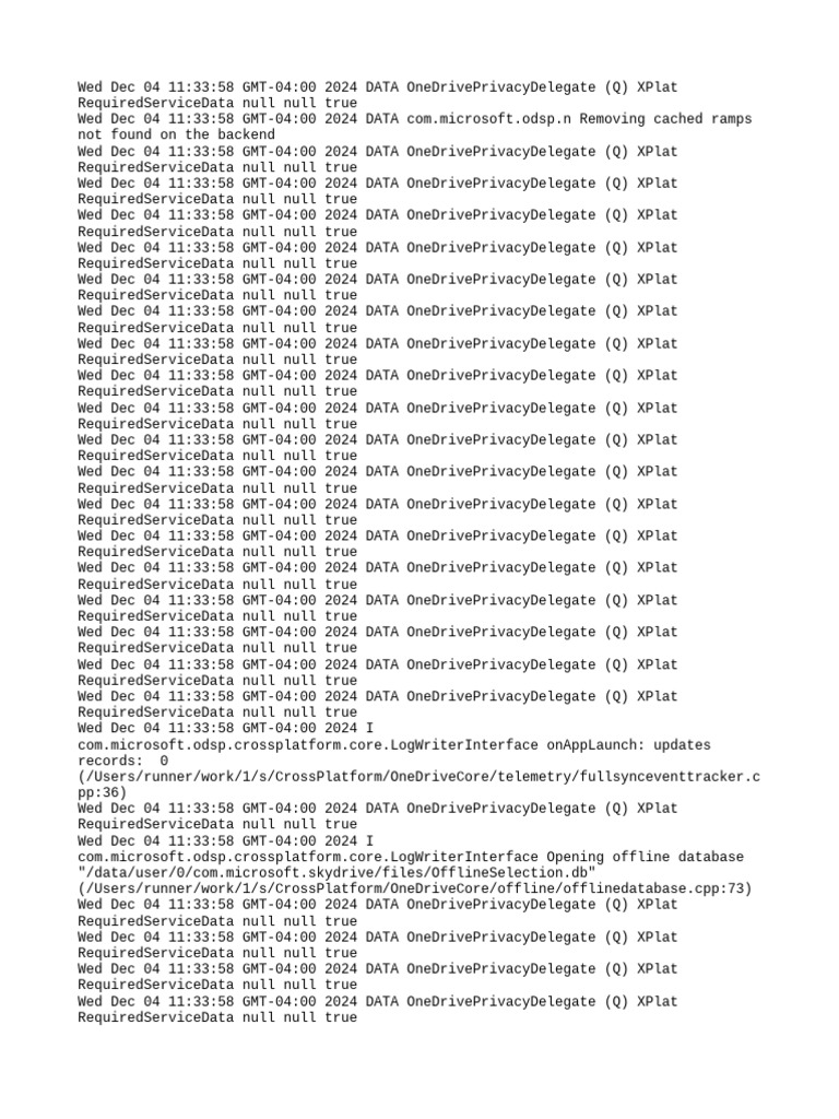 current_log | PDF | Data Management | Information Technology