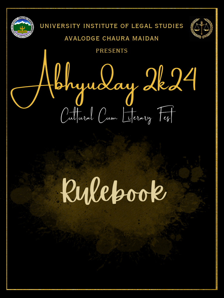 Abhyuday 2k24 Rulebook | PDF | Songs | Human Communication