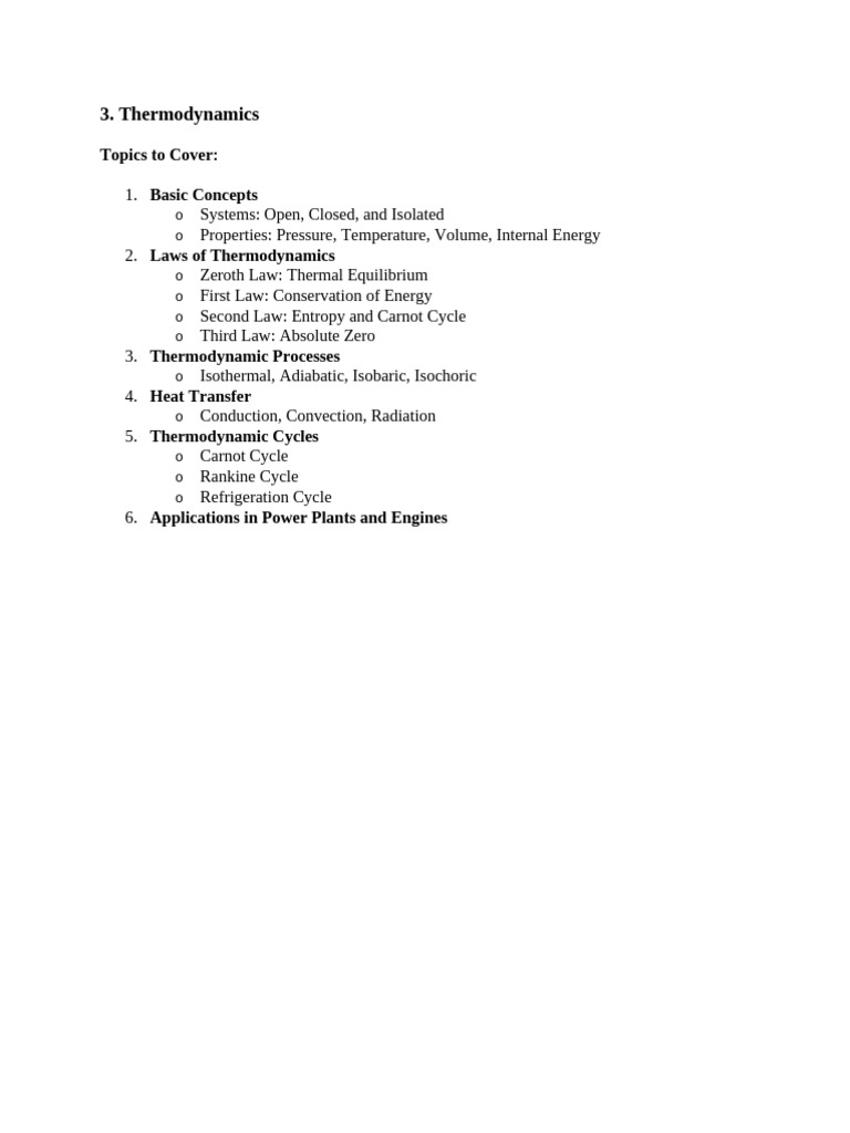 Thermo Dynamics | PDF