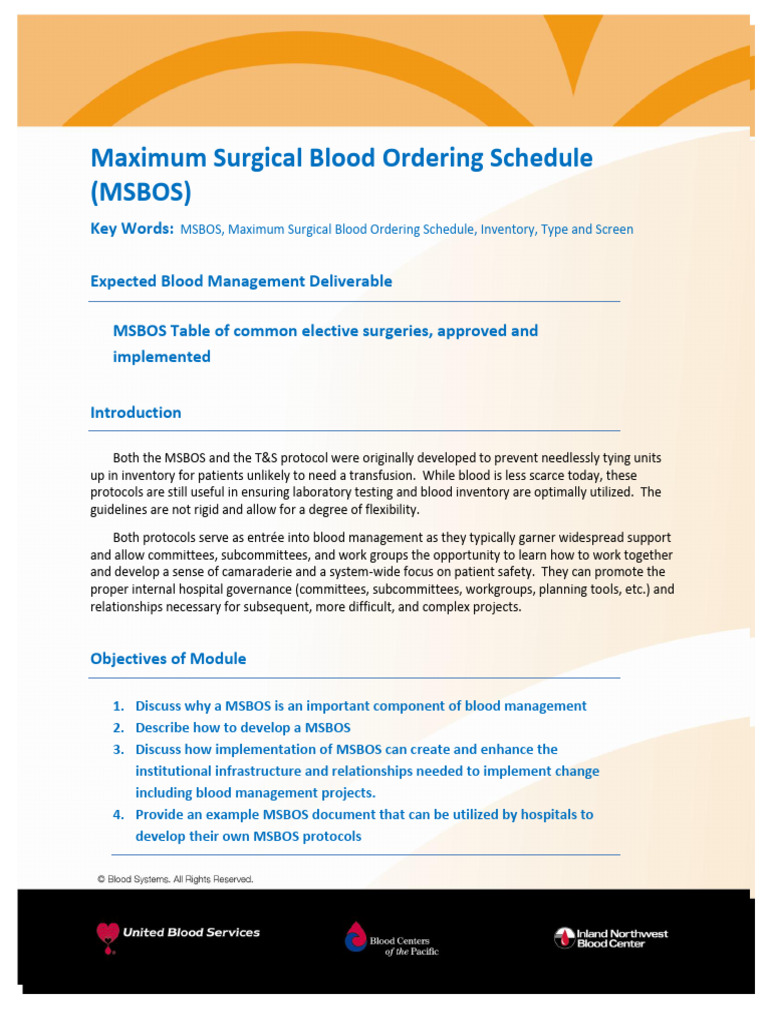 msbos | PDF | Medical Specialties | Clinical Medicine