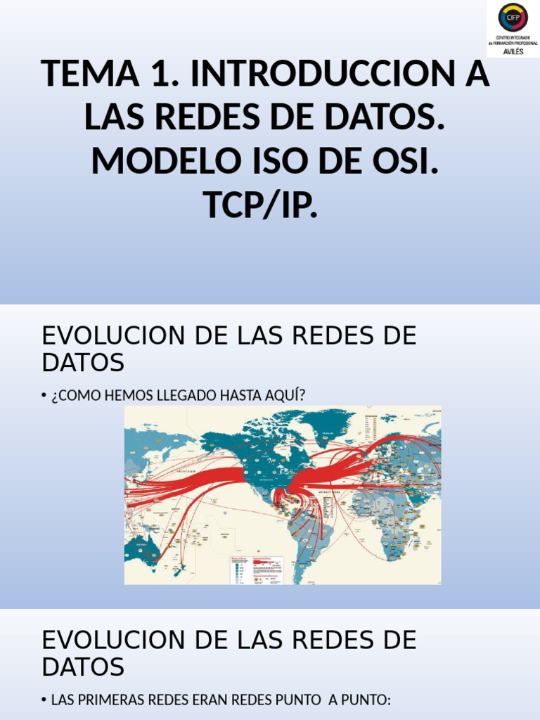 TEMA1 | PDF | Topología de la red | Modelo osi