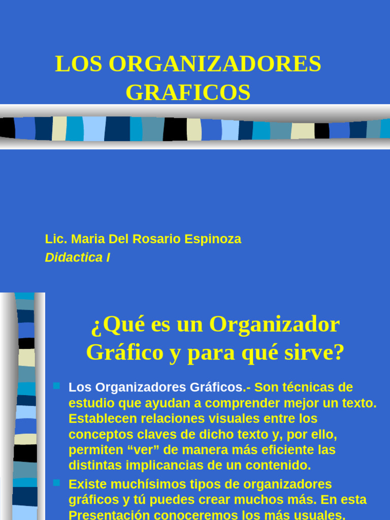 Tipos de Organizadores Gráficos | PDF