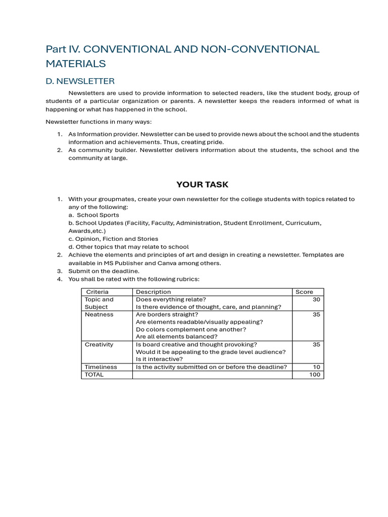 TTL Activity 4.4 | PDF