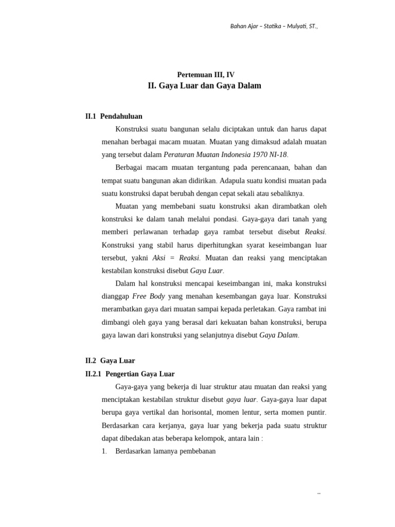 Materi Pertemuan III,IV | PDF