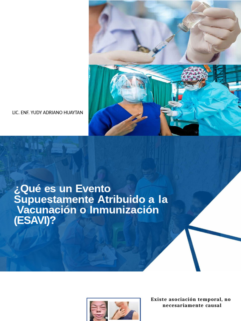 ESAVI | PDF | Vacunación | Vacunas