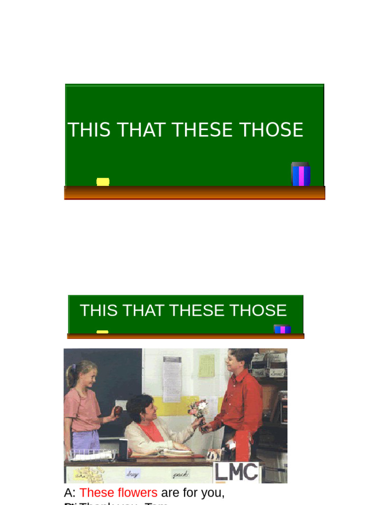 Understanding Demonstratives: This, That, These, Those | PDF