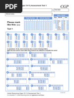 11+ Anagrams Test Instructions | PDF