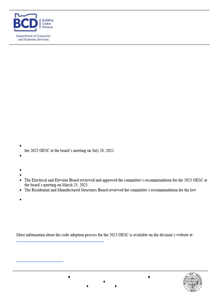 OESC 20231001-2023oesc-Pr | PDF | Electric Power | Electrical Components