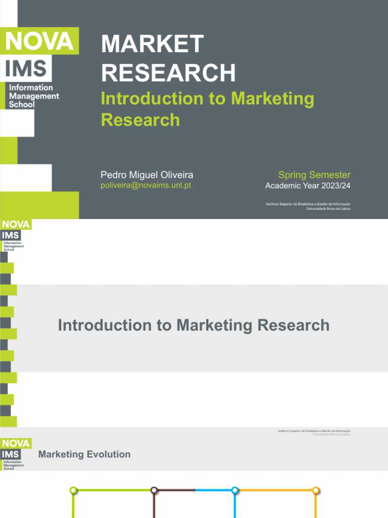1 - Introduction To Marketing Research | PDF | Marketing | Marketing Research