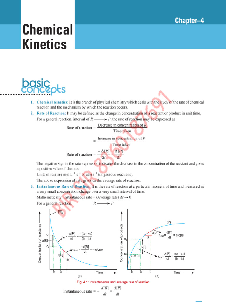 Chemical Kinetics | PDF