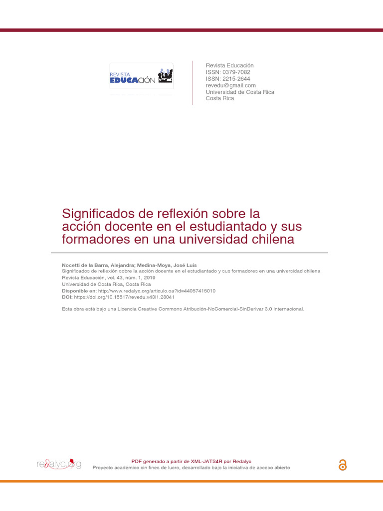 Significado de La Reflexión Sobre La Acción Docente | PDF | Maestros ...