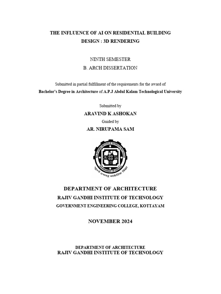 Aravind Cover Page | PDF