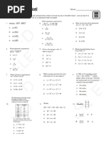 Answer Sheet 40 Items - v2 | PDF