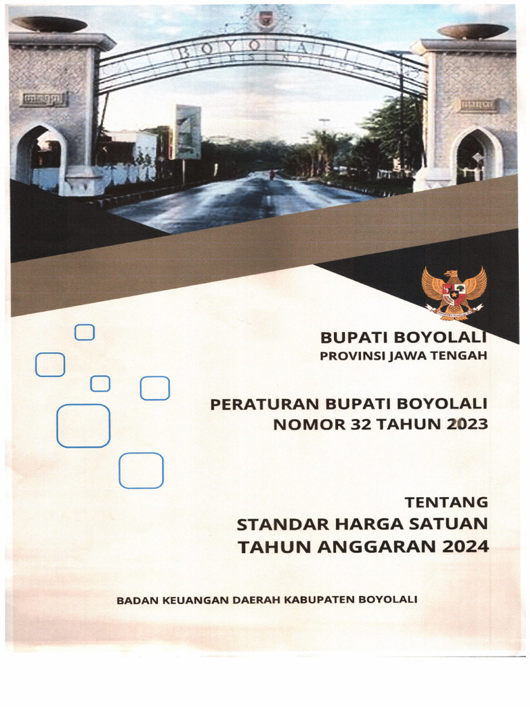 Perbup 32 Tahun 2023 Tentang Shs TH 2024 | PDF